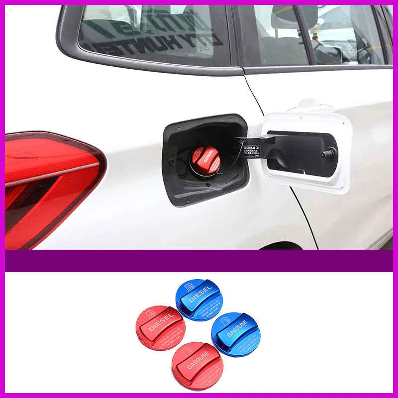 Aluminum Alloy Gas and Diesel Fuel Tank Cap Cover Trim For BMW X1 X2 X3 ...