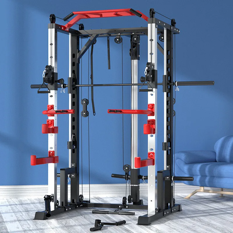 2020 New Smith Machine Squat Rack Gantry Frame Fitness Equipment With ...