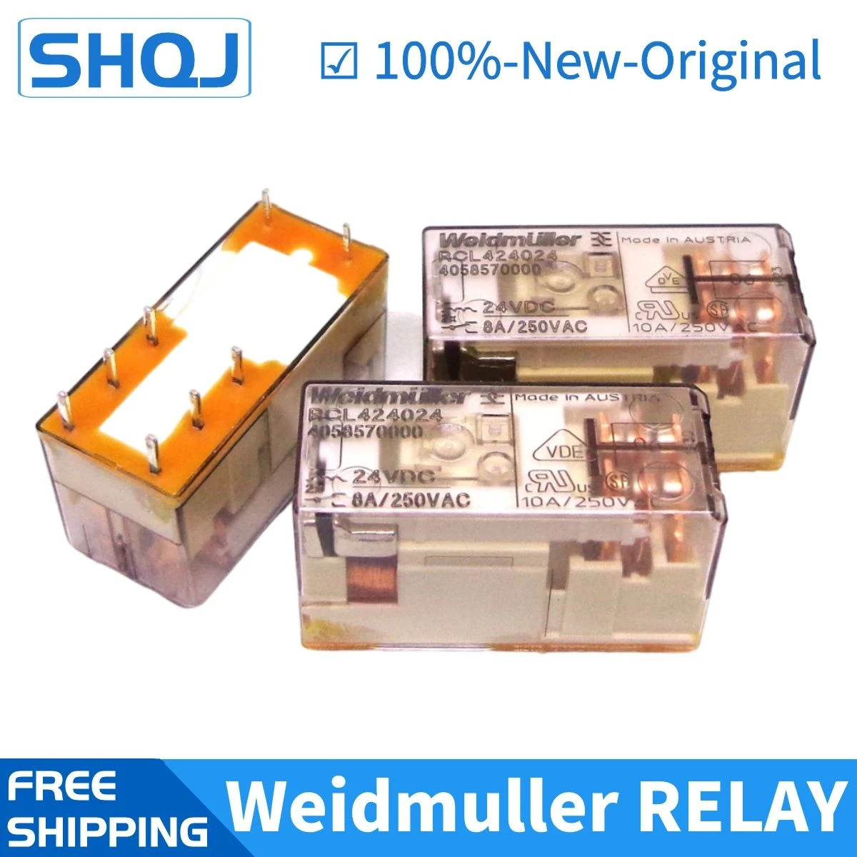 10PCS Weidmuller Relay RCL424024 RCL114024 RCL424730 RCL114730 ...