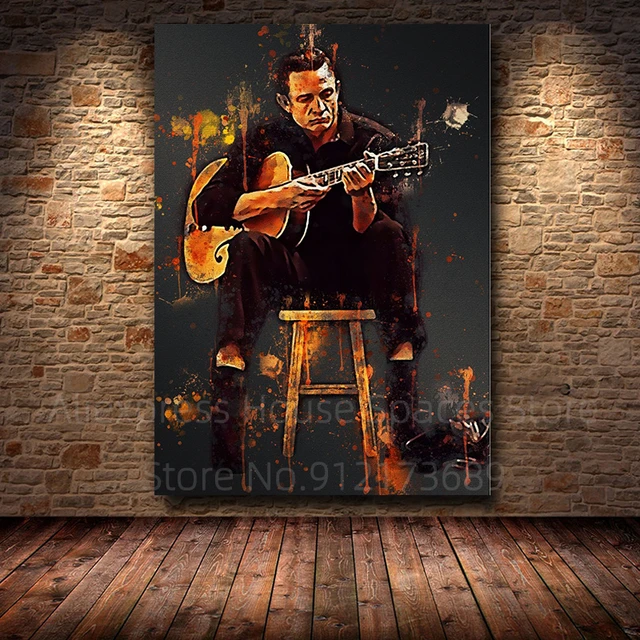 Johnny Cash Walk The Line Poster
