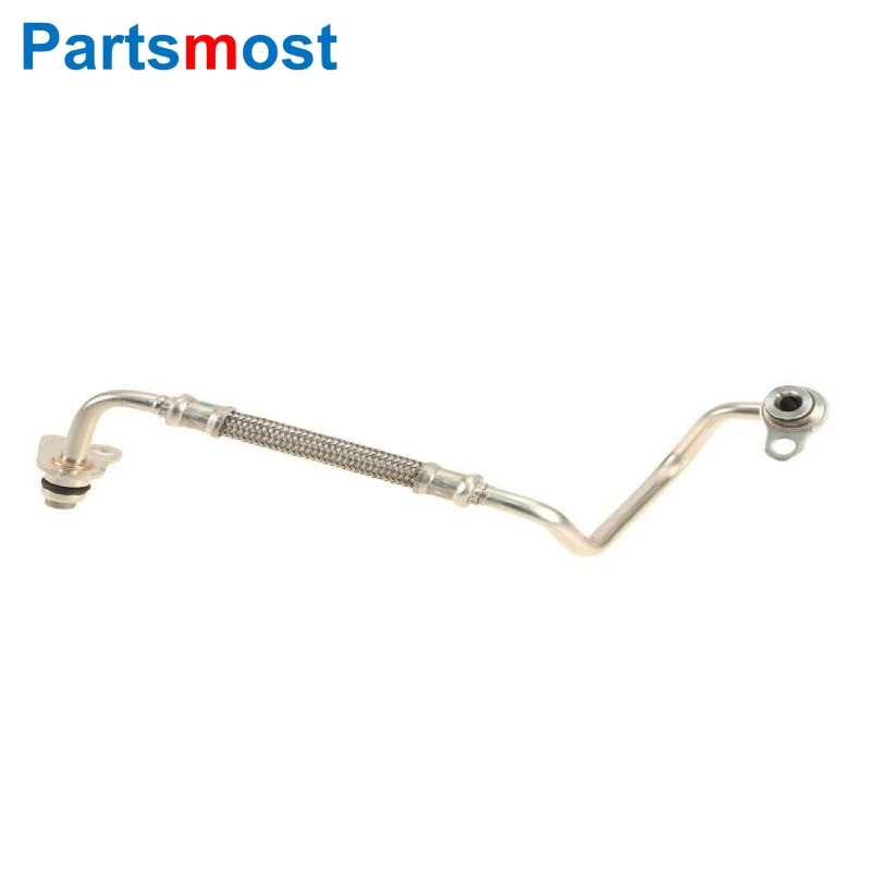 Entrada de tubo de aceite para turbocompresor, línea de alimentación de ...