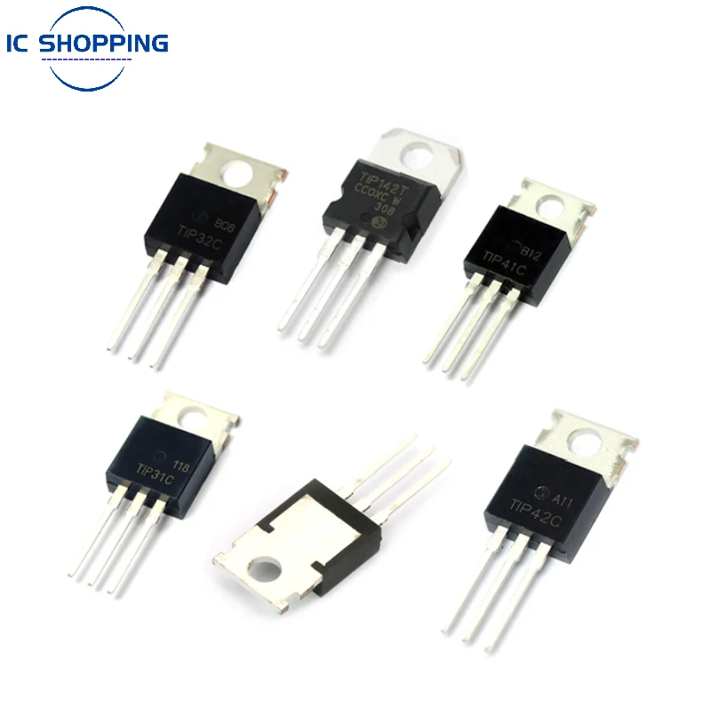 10PCS TIP31C TIP32C TIP41C TIP42C TIP107 TIP122 TIP127 TIP147 LM317T Power Darlington Transistor ...