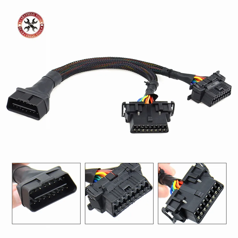 OBD2-Extension-Cable-OBD-16pin-male-to-female-For-ELM-327-For-Auto-Car ...