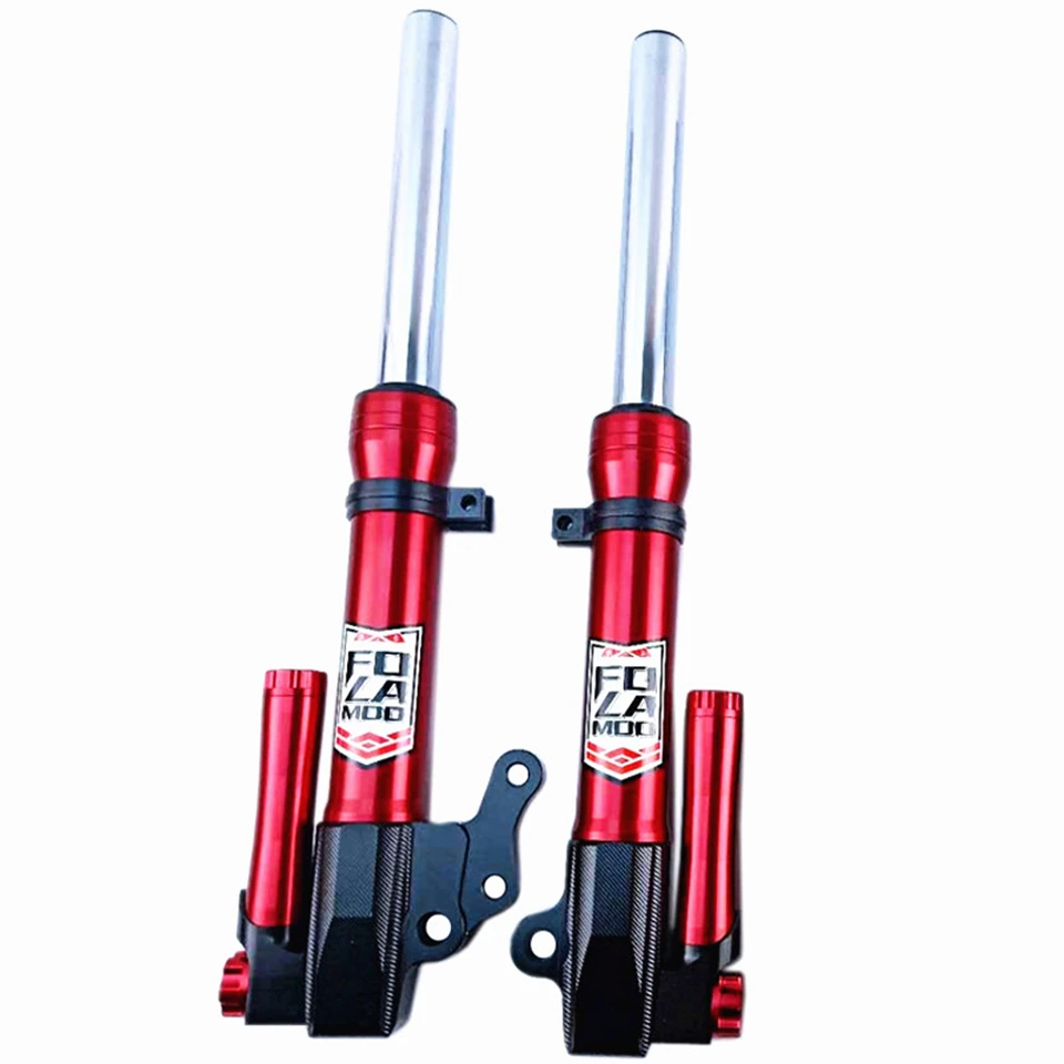 Universal φ27MM Motorcycle Front Suspension Shock Absorbers Adjustable ...