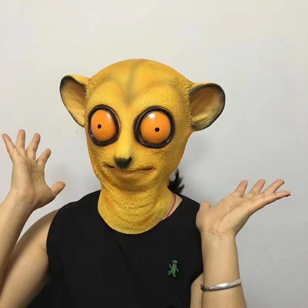 Halloween Cute Realistic Full Face Bee Monkey Cosplay Mask - AllCosplay.com