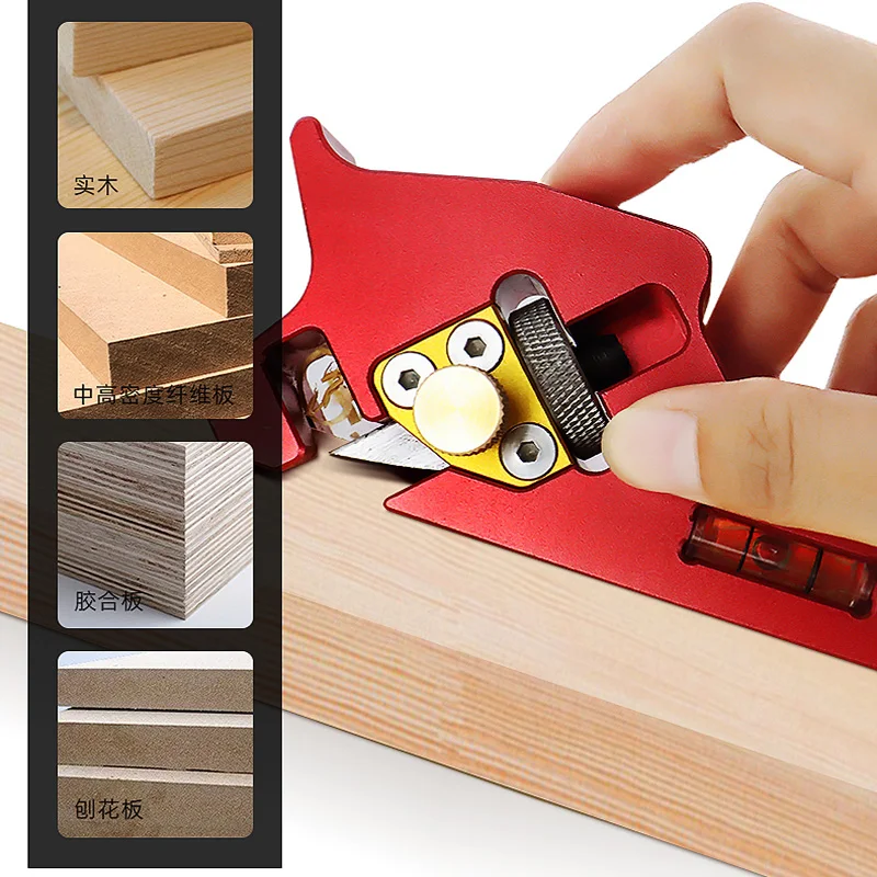 Ct1 Adhesive Chamfer Plane, Wood Chamfer Plane With 7 Cutter Heads Palm ...