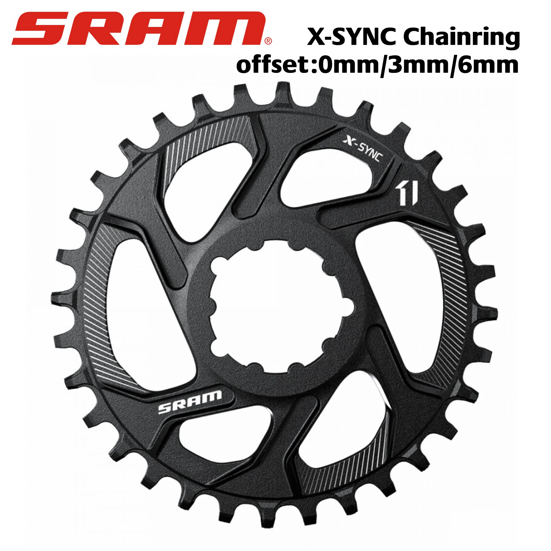 SRAM Chain Ring X-Sync Direct Mount 0mm / 3mm / 6mm Offset Alum 11 speed