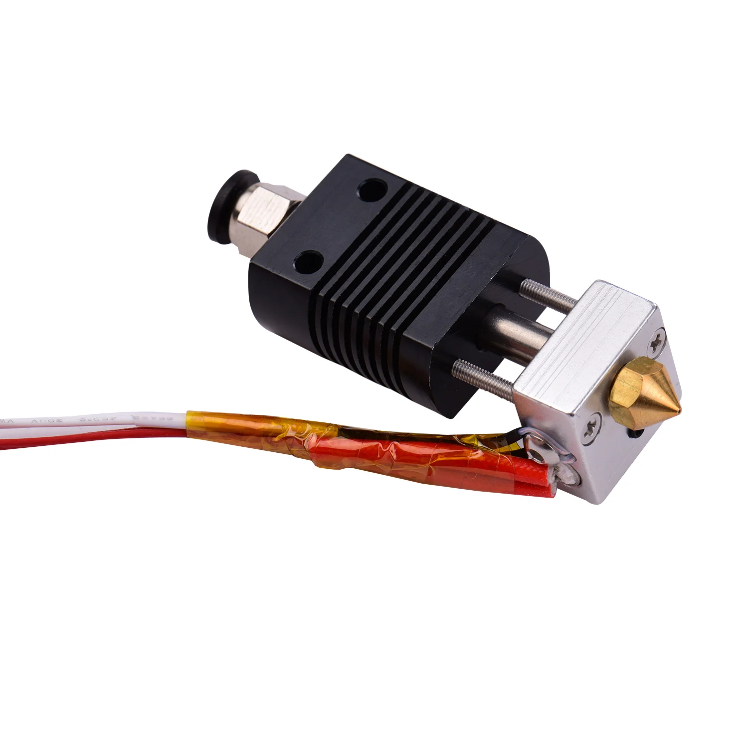 Pièces imprimante,Kit d'extrudeuse Hotend entièrement métallique pour imprimante 3D, avec buse ...