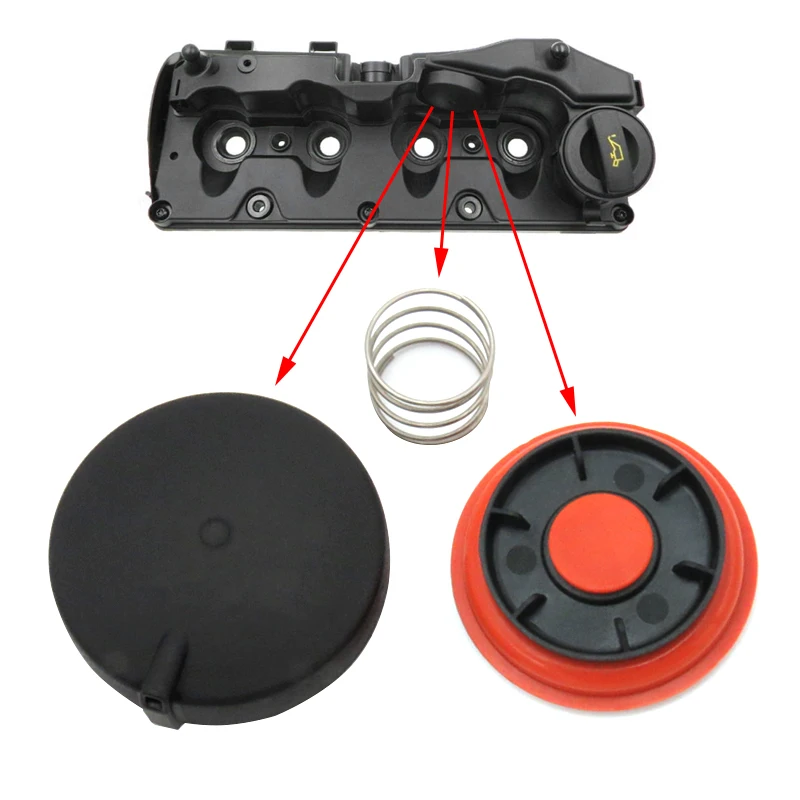 Rocker-Cover-PCV-Valve-Membrane-Repair-Kit-Spring-Cylinder-Head-Cover ...