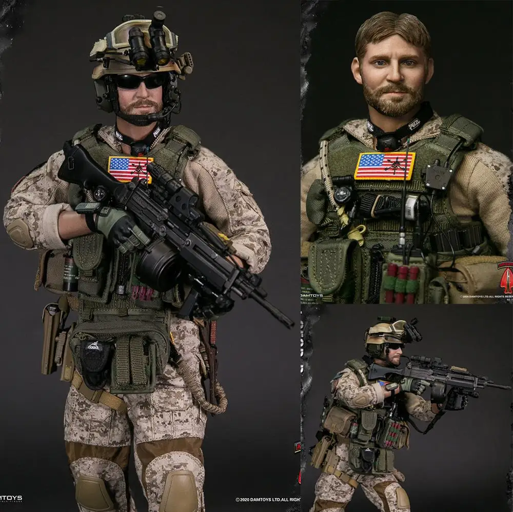 DAMTOYS 78074 1/6 Scale 1st SFOD D Combat Applications Group GUNNER ...