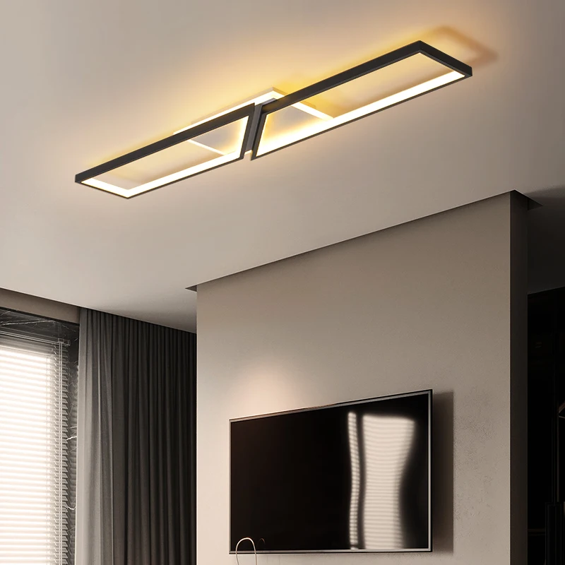 LED-Office-Ceiling-Lamp-Rectangular-Modern-Minimalist-Meeting-Living ...