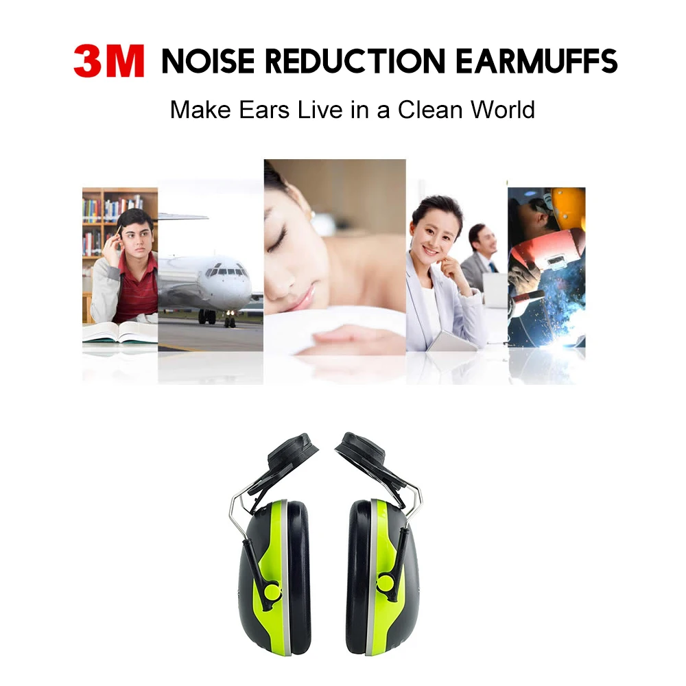 3M X4P3 Hanging type Sound insulation Earmuffs for Safety helmet 3M Ear ...