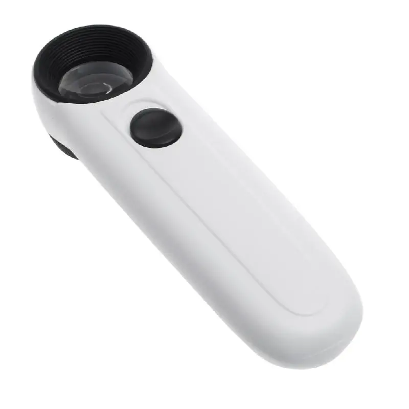 Lupa de luz LED 40x, lupa de joyería, reparación de bucle de reloj ...