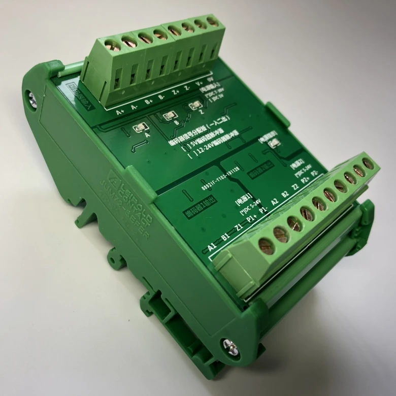 1 In 2 Out 5V/24V/RS422 Differential Encoder Signal Splitter, Push-pull ...