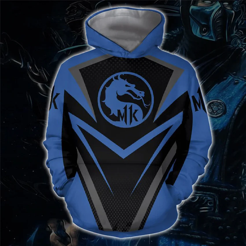 Mortal Kombat X Sub-Zero Scorpion T-Shirt Cosplay Hoodie - AllCosplay.com