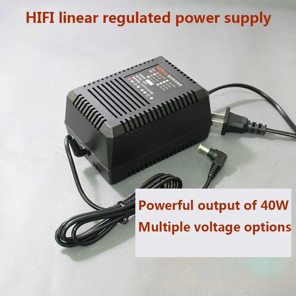 40W-HIFI-Linear-Regulated-Power-Supply-LPS-PSU-Ultra-Low-Ripple-Radio ...