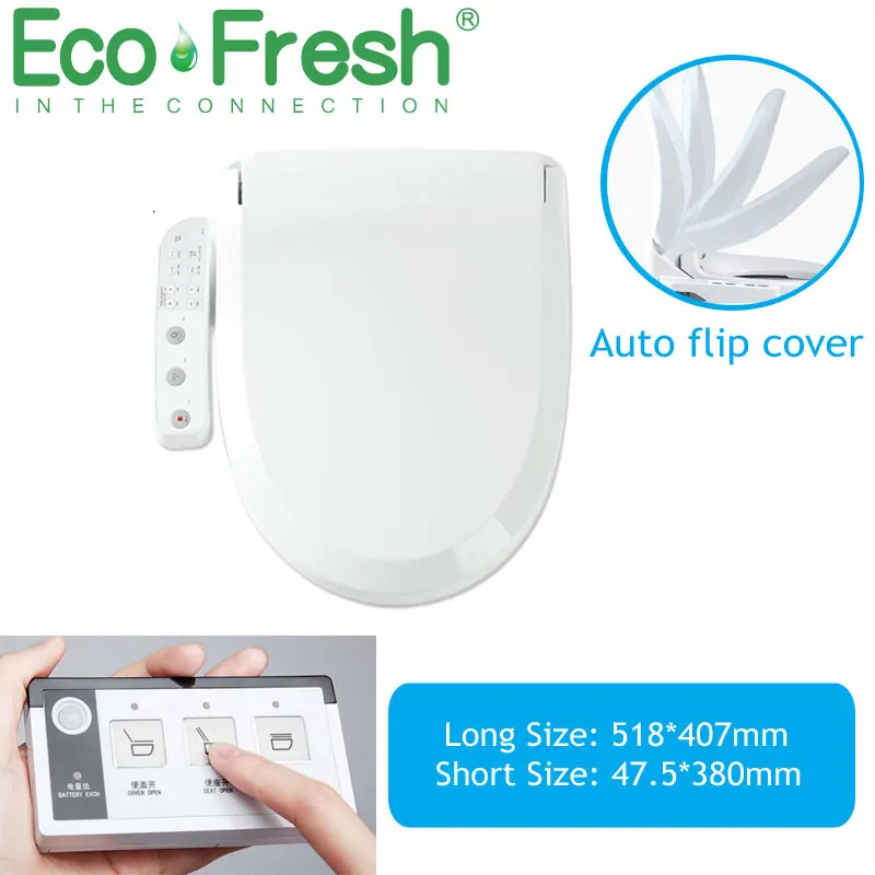 EcoFresh-Smart-toilet-seat-WC-Smart-toilet-seat-auto-seat-cover-flip-opening-Electronic-Bidet ...