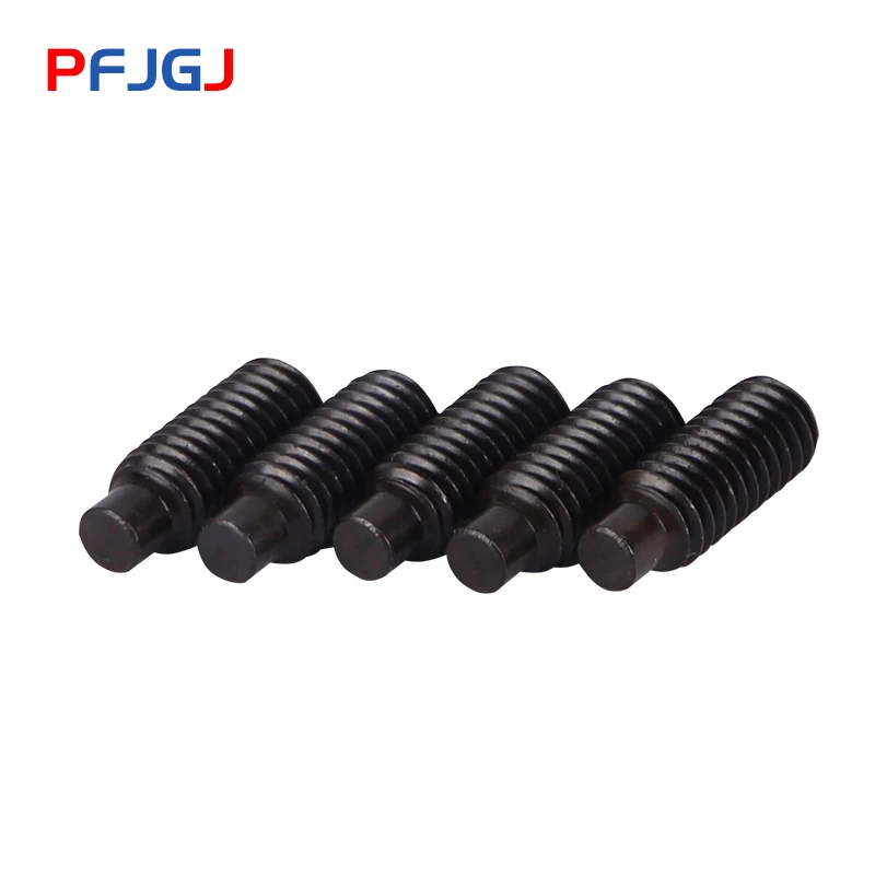 Пенг Fa DIN915 класс 12,9 углеродистая сталь выпуклая Концевая Установка Винты черная ...