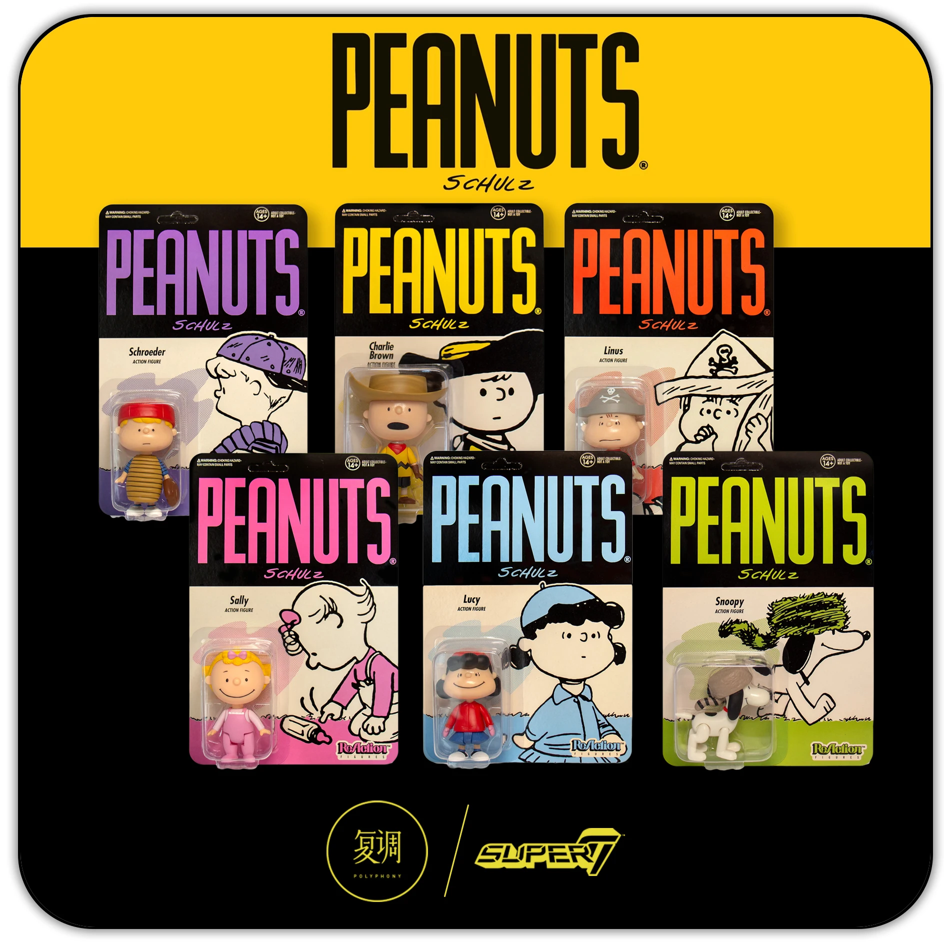 PEANU Snopies Sally Linus Schroeder Lucy und SDCC Charlie Brown Vintage ...