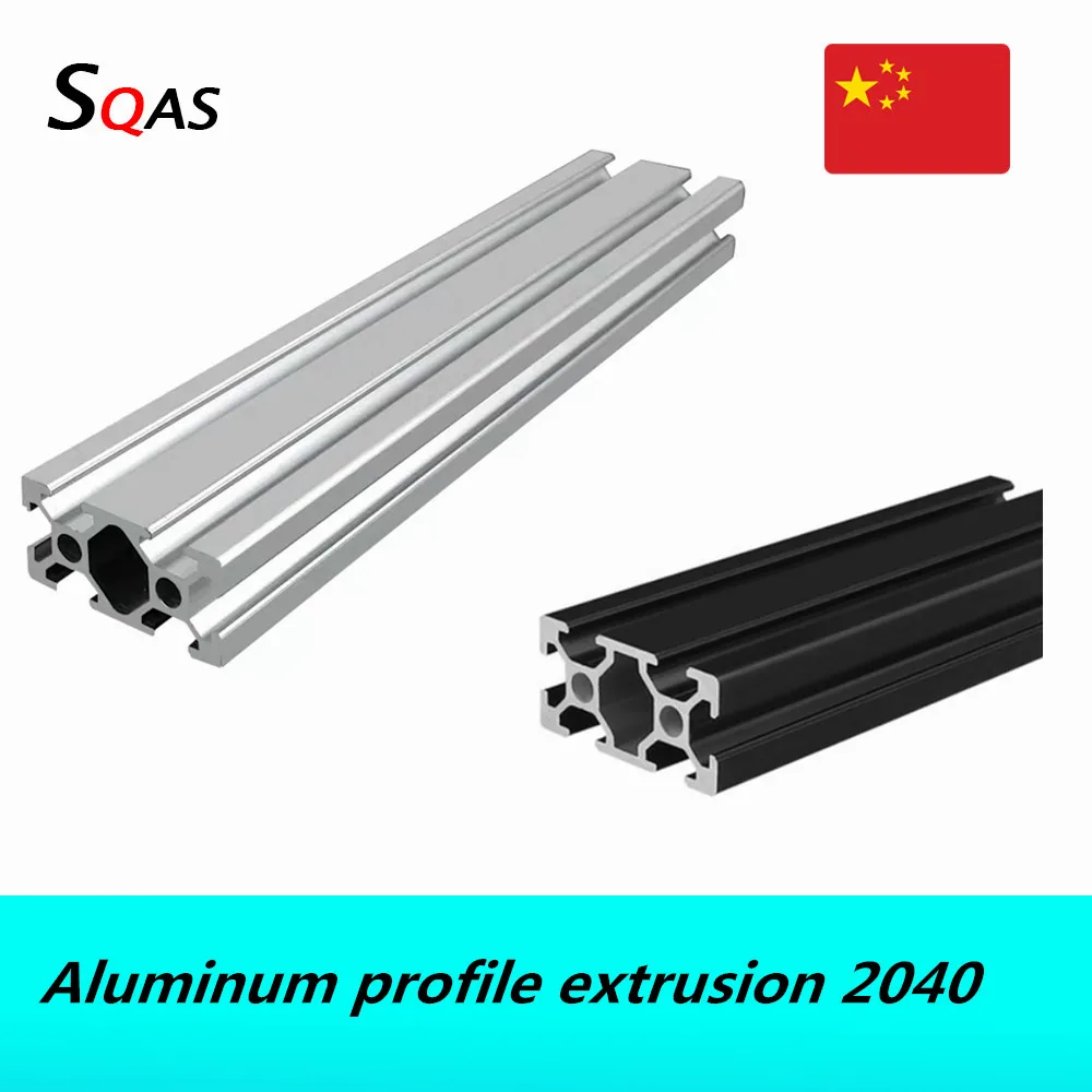 Extrusion De Profil En Aluminium 2040 200mm-700mm Argent/noir, Standard ...