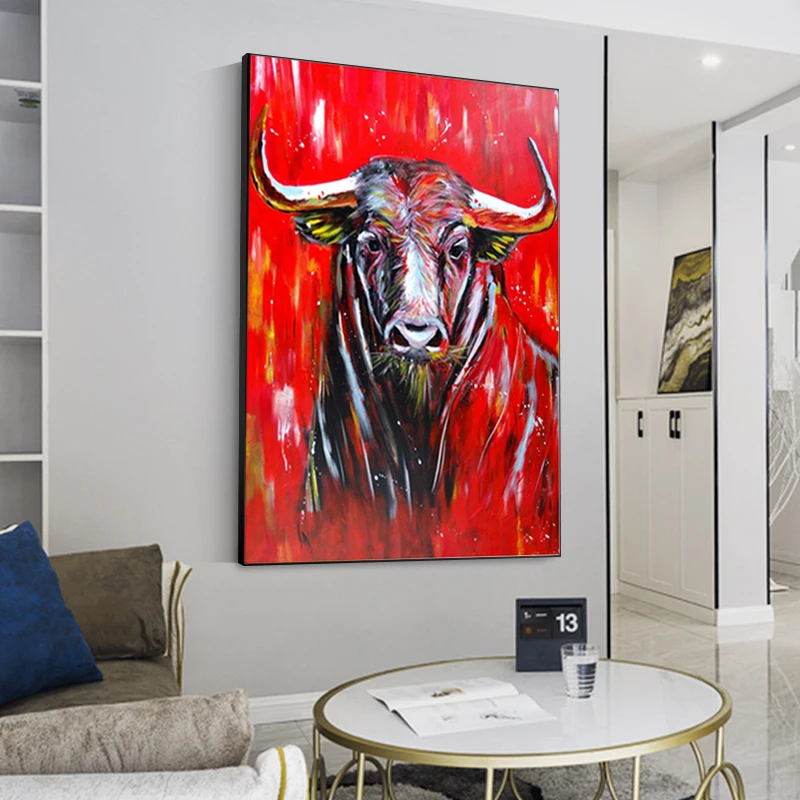 Abstract Bull Art