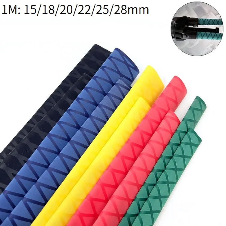 1M 15 18 20 22 25 28 mm Anti Slip Heat Shrink Tube Fishing Rod Wrap ...
