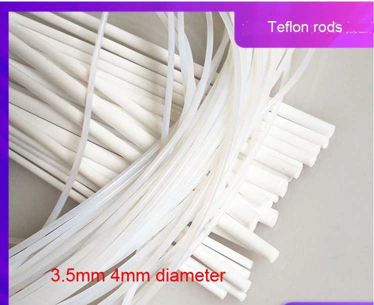 3.5mm 4mm Ptfe Rod Polytef Bar Tetrafluoroethylene Wire ...