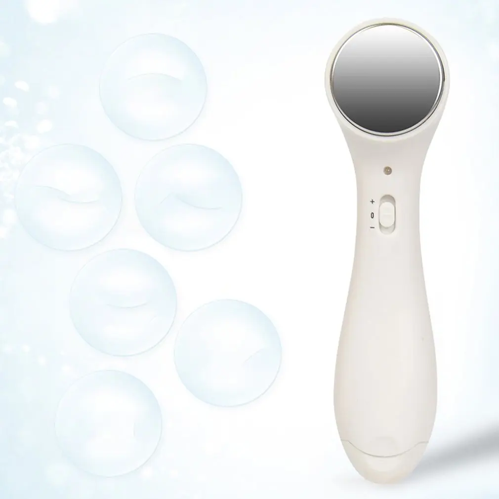 Ultrasonic Ion Facial Device Skin Care Face Lifting Hand Held Household ...