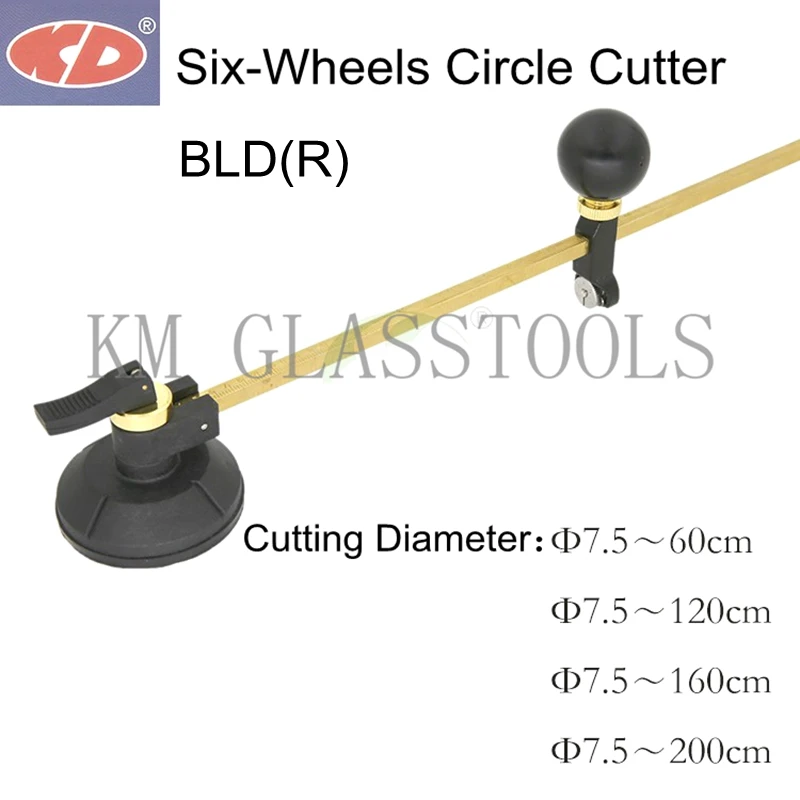 Free Shipping!High quality! Assembly with Six Cutting wheel for Glass ...