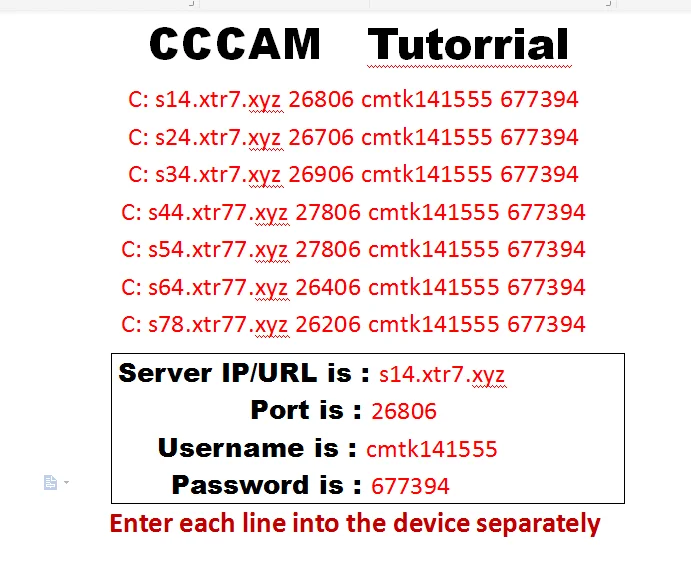 Full hd 1 Year cccam cline/spain server stable in 4/6/8 lines oscam ...