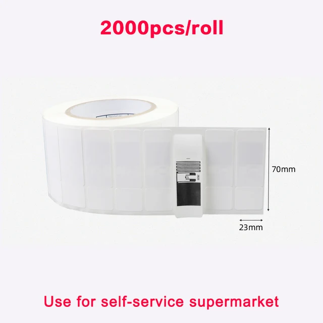 50Db Uhf Rfid Tag 18000-6C 860-960Mhz Matrica Címke Nxp U8 Chip ...