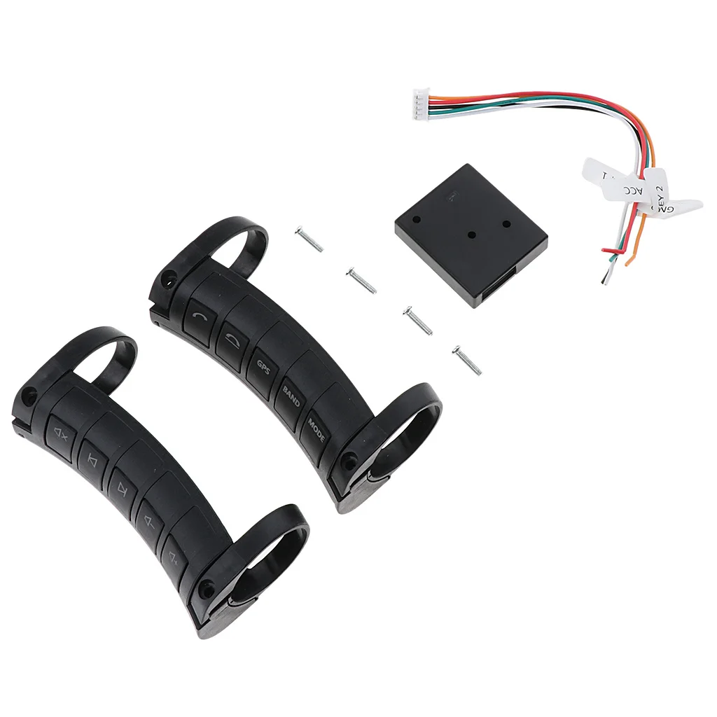 Remote Control Button LED Audio Steering Wheel Wireless Bluetooth ...
