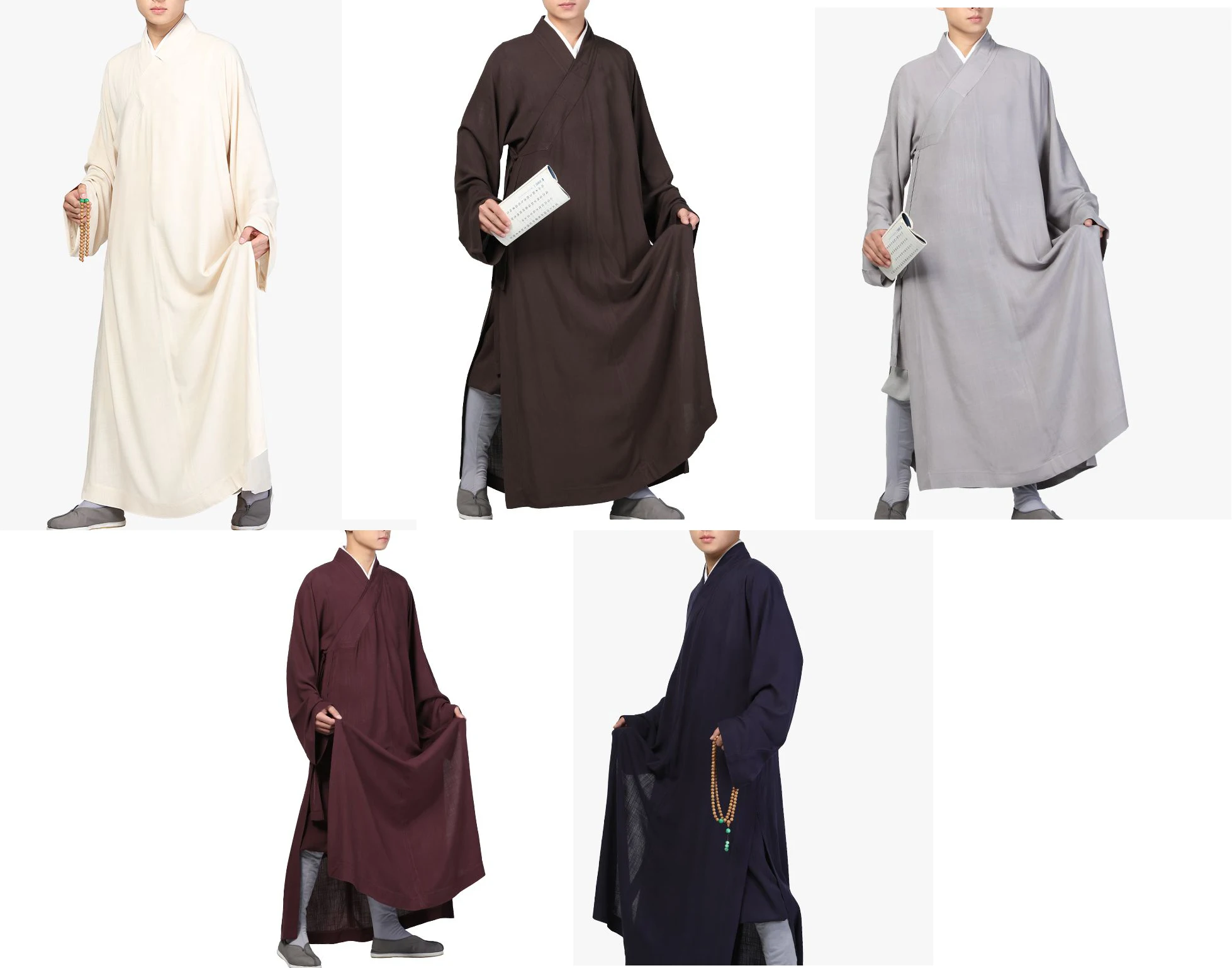 Uniformes de meditación zen de alta calidad UNISEX, trajes budistas de ...