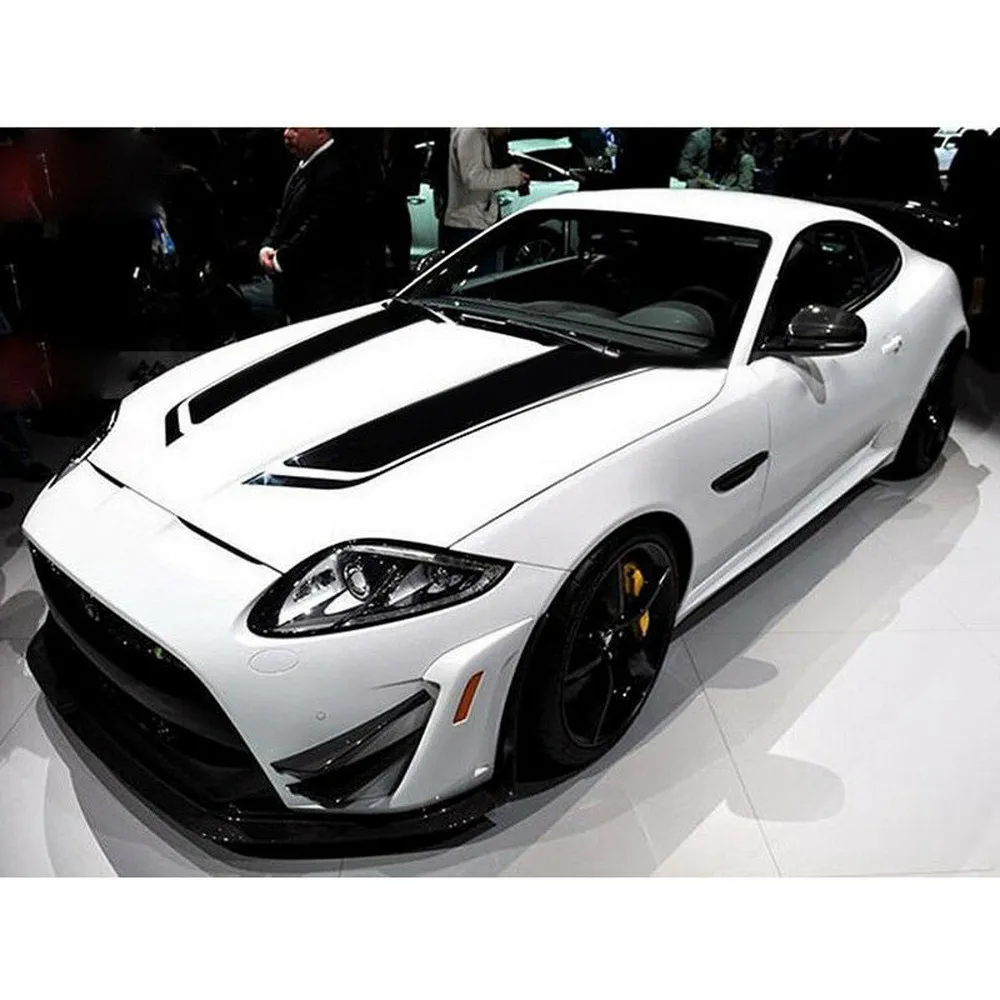 Adesivo listrado para automóveis de corrida, 2 peças, listras para capô ...