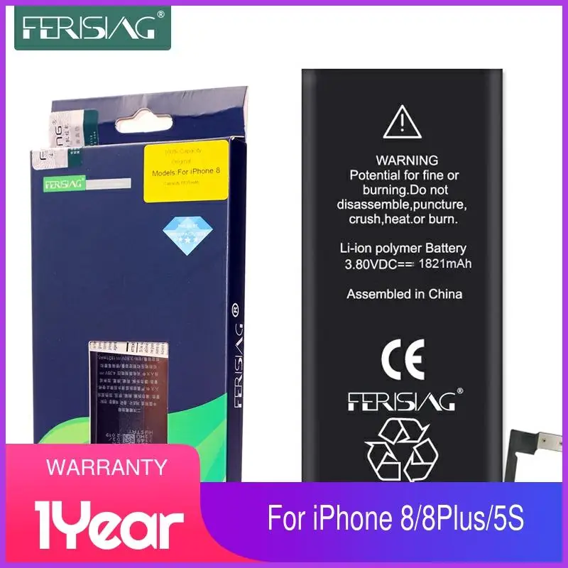 2230mAh-3380mAh-Original-FERISING-Battery-For-iPhone-8-8P-8Plus-5S-high ...