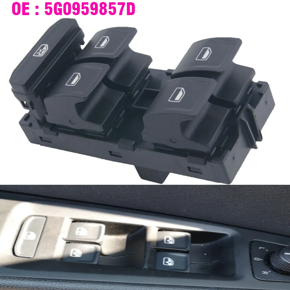 Power Window Switch Control Button 5G0959857D For VW Golf MK7 Passat B8 ...