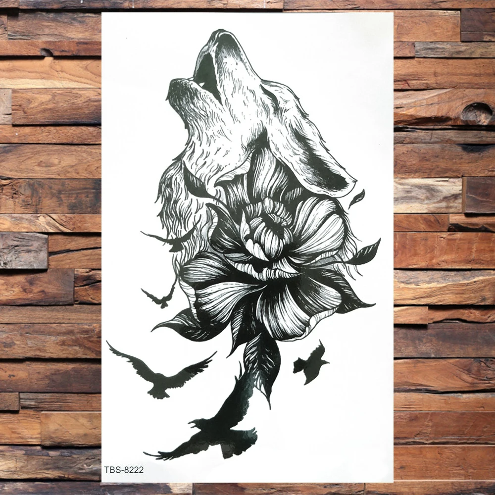 Coyote Howling Tattoo