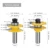 Lavie 2pcs 12mm 1/2 Shank Door Panel Cabinet Tenon Router Bit Set ...