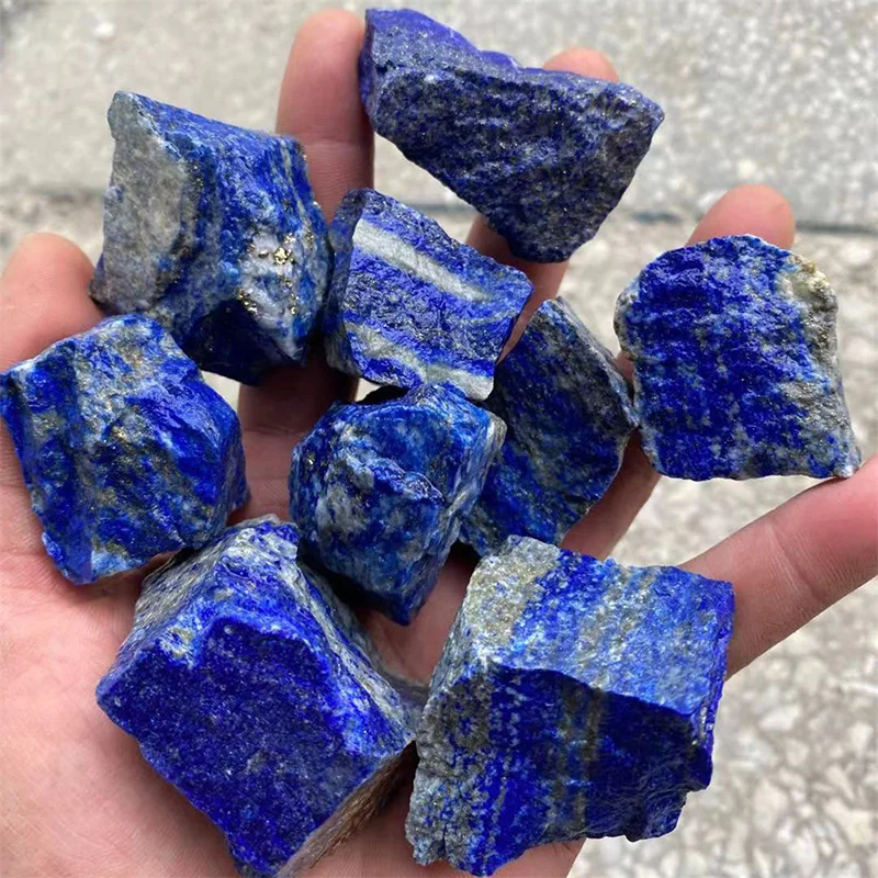 100% Natural Lapis lazuli Stone Crystal Bule Color Rough Stone Mineral ...