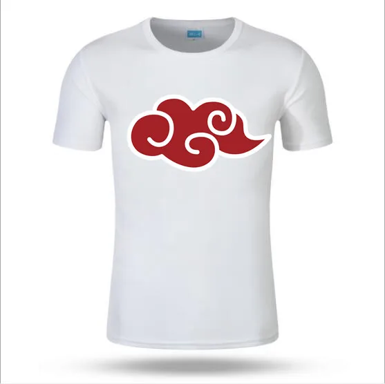Xgfg hombres Anime playera Ninja de manga corta nueva Akatsuki Nube ...