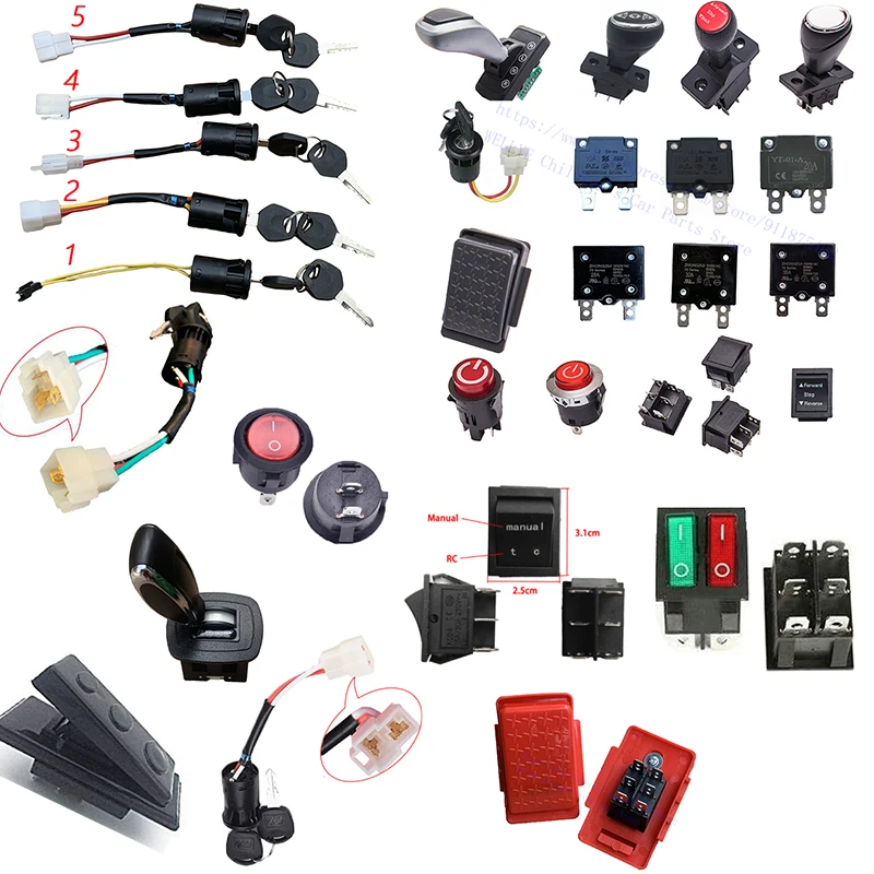 Kids Electrical Car Switch Toy Car Electric Motorcycle Switch Remote ...