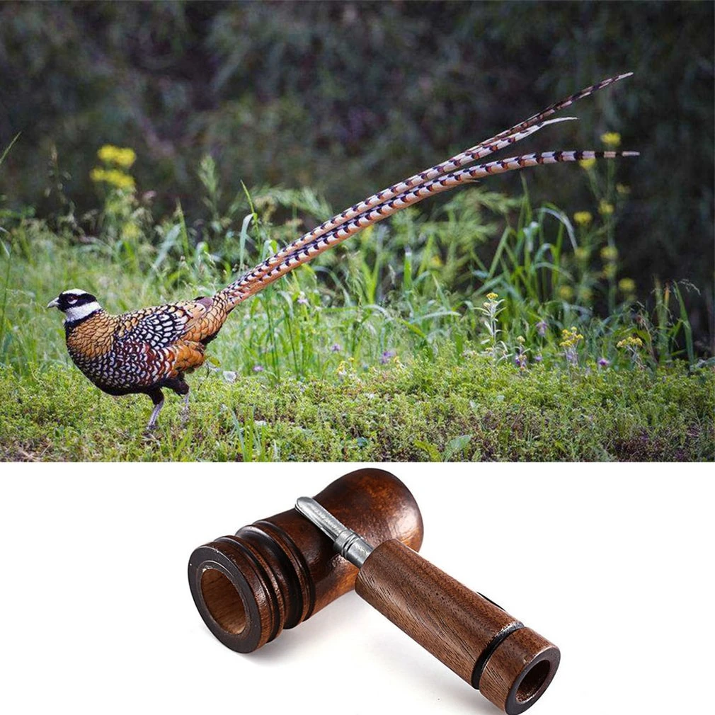Creative Wooden Whistle Outdoor Hunting Blowing Whistle Pheasant Call ...