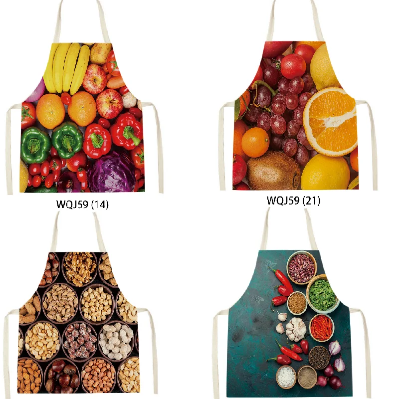 Kitchen Apron Vegetable Fruit | Cooking Apron Aprons | Kitchen Apron ...