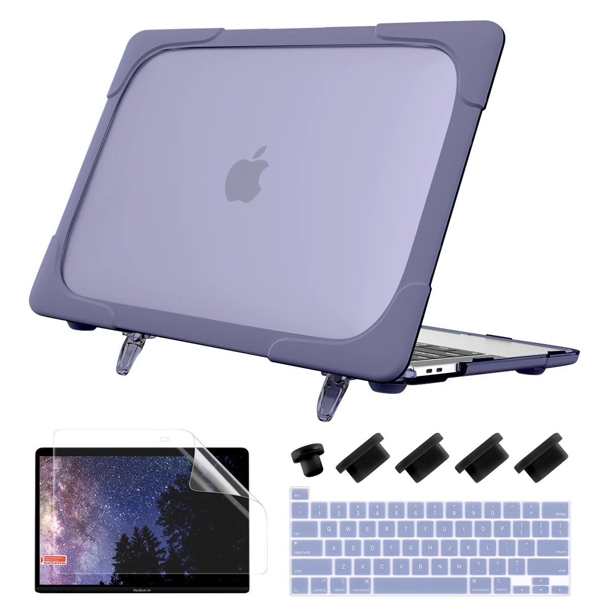 4-in1-Set-new-color-Foldable-Stand-Case-For-Macbook-new-Air-Pro-13 ...