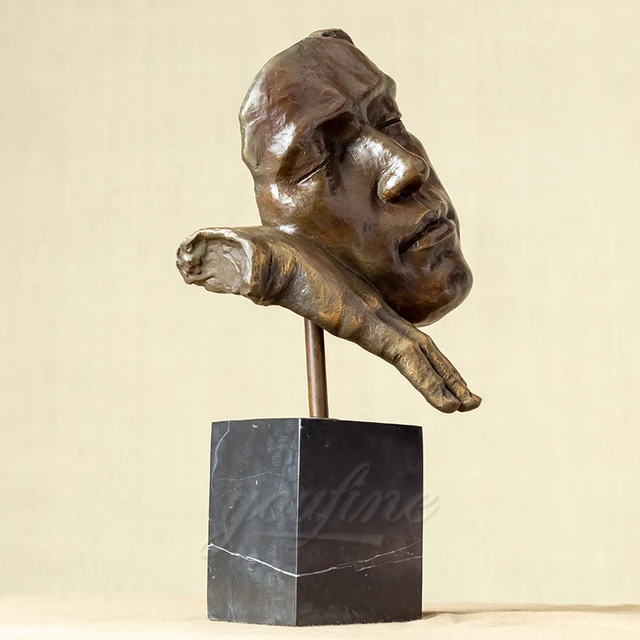 Thinking Man Statue Face