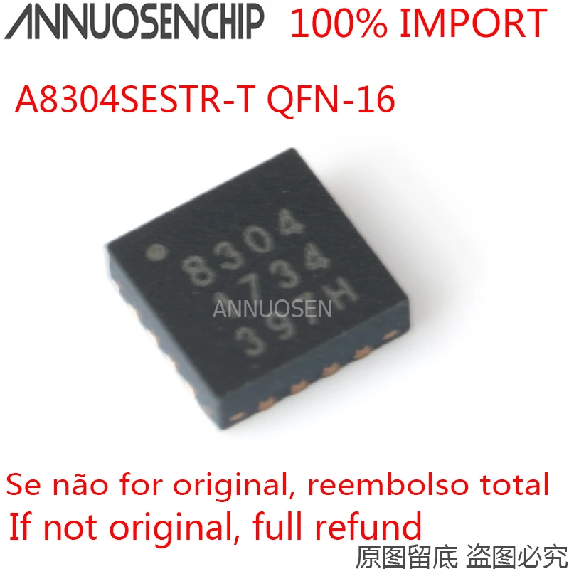 10PCS-A8304SESTR-T-8304-A8304SESTR-QFN-QFN-16-100-imports-new-original ...
