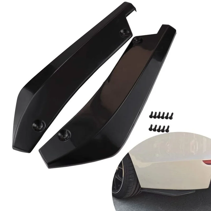 Universal Car Rear Bumper Lip Angle Splitters Diffuser Decorative ...