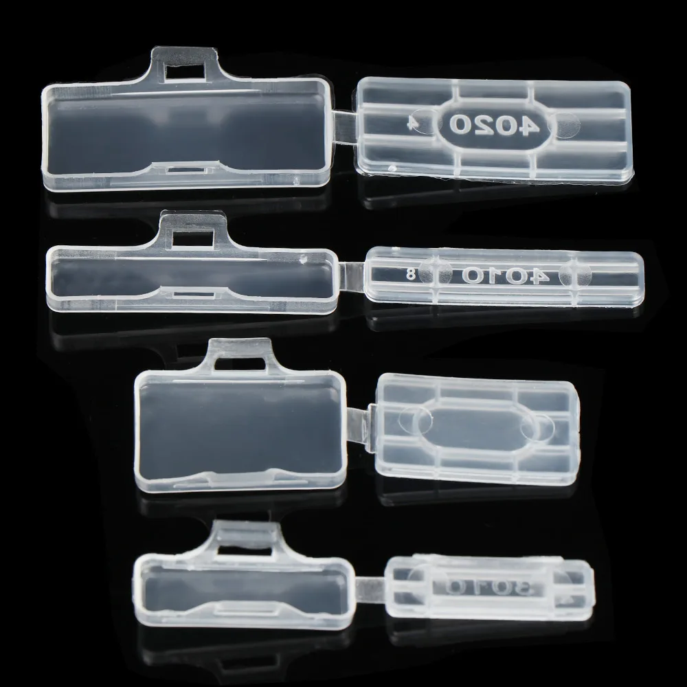 50PCS Waterproof Transparent Cable Tie Fiber Organizers Marker Tag Box ...