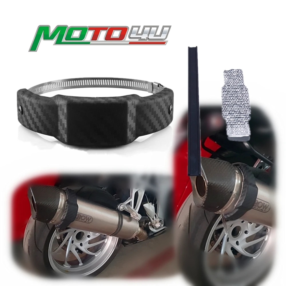 Universal redondo protetor de escape slider silenciador capa supermoto ...