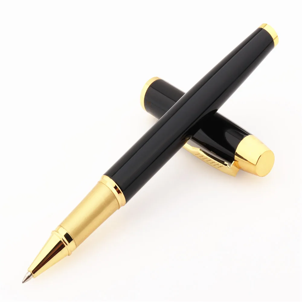 Luxury-Heavy-pens-High-Quality-8007-Black-student-office-Rollerball-Pen ...